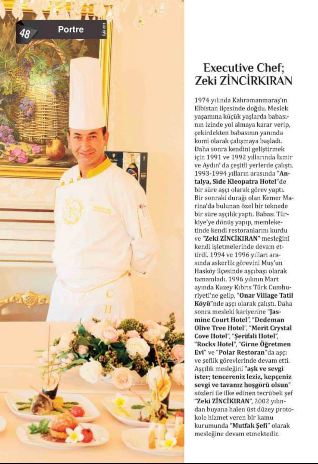 WAMC CHEF Nominated as one of the "100 Best Chefs in the World" in ...